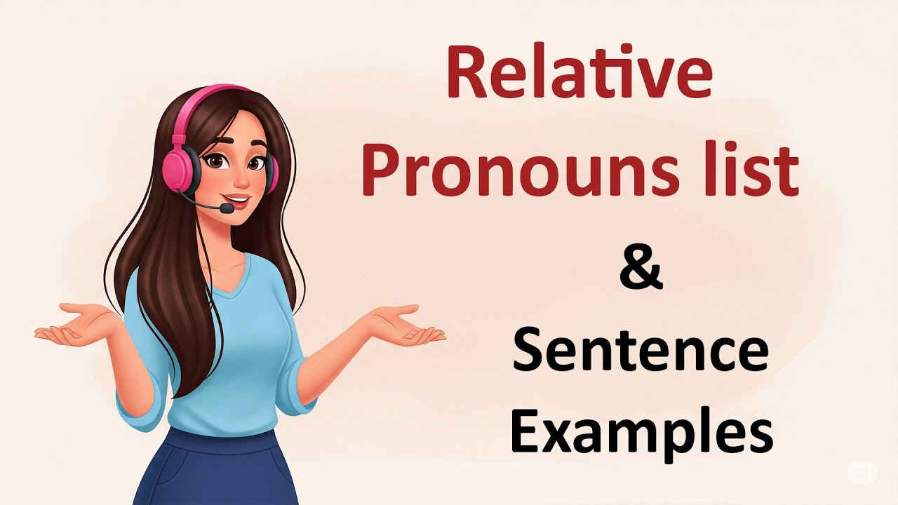 Relative pronouns list and sentence examples | Learn to use who, whom ...