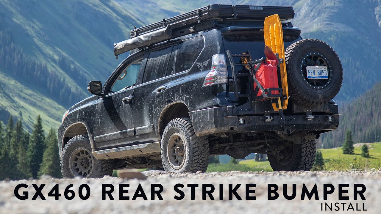GX 460 Rear Strike Bumper Install - YouTube
