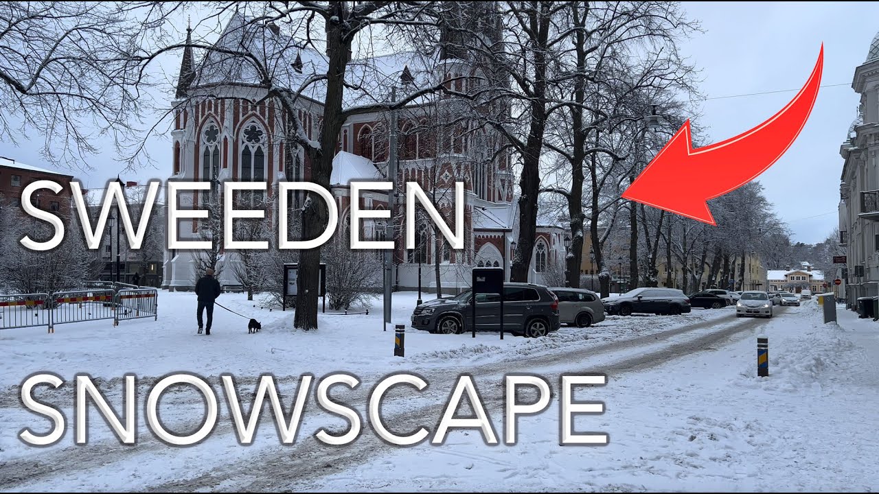 Sweeden Snowscape 4k Winter Wonders of Swedish Cities ️🏙️ | Nordic ...