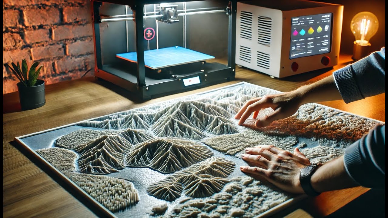 Create tactile maps ready for printing! - YouTube