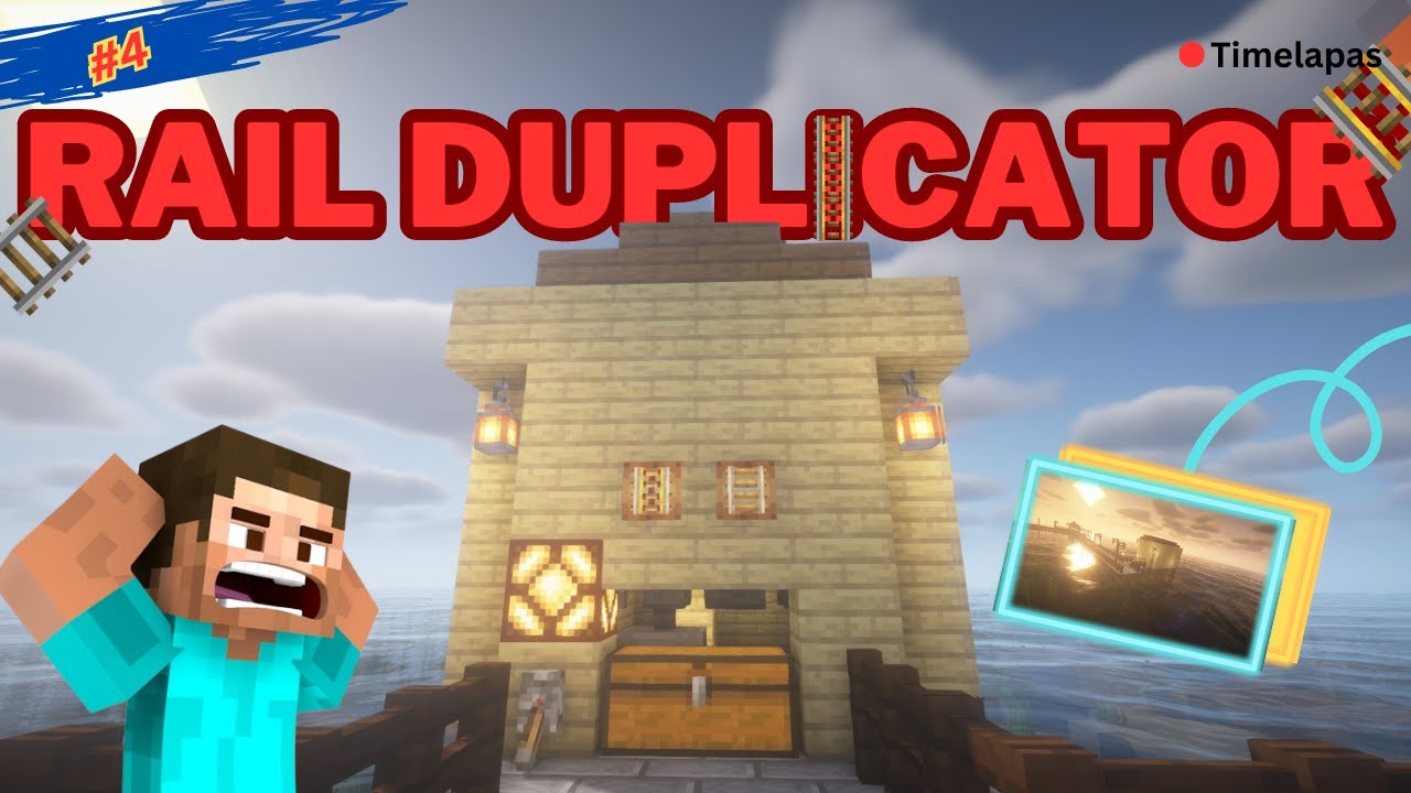 Minecraft Rail Duplicator - YouTube
