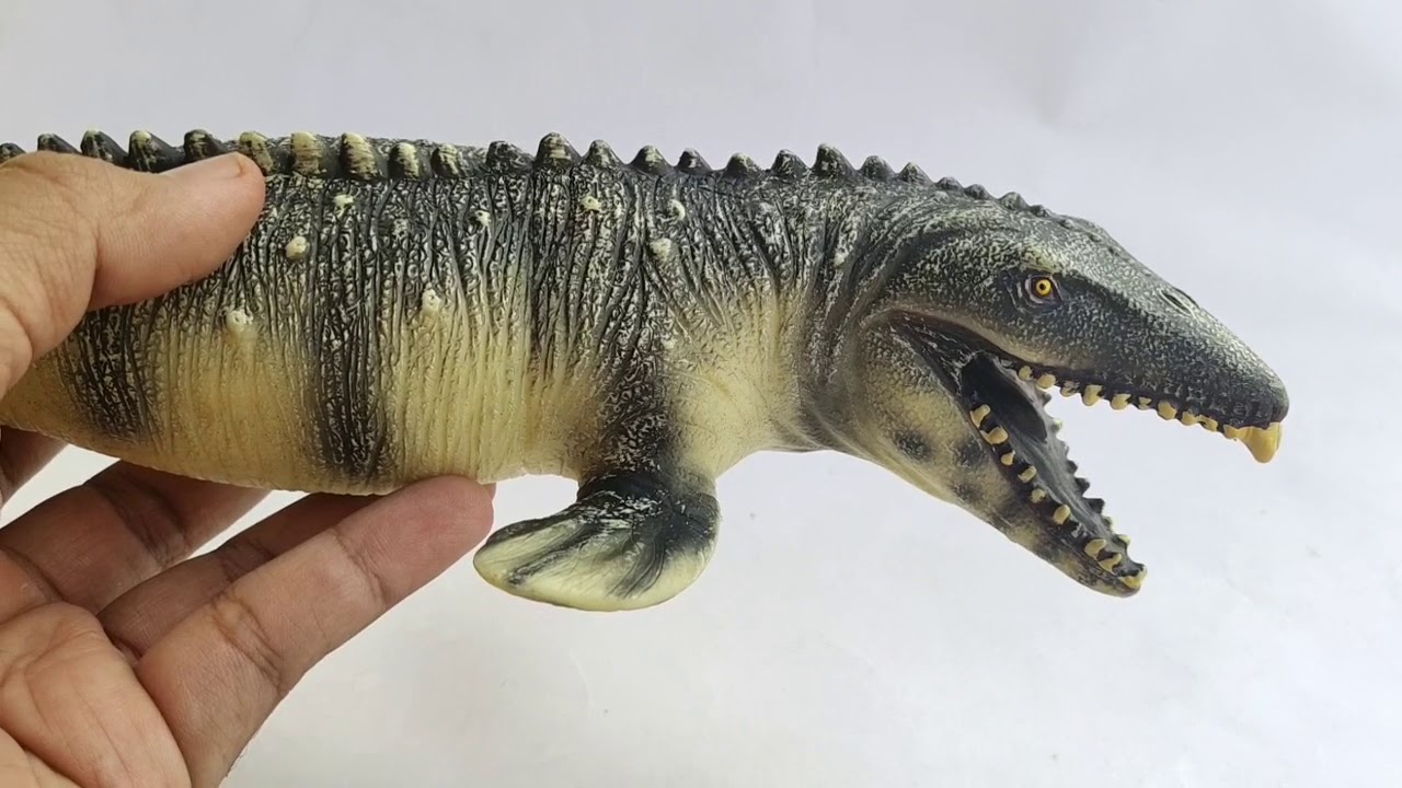Action figure Mainan Mosasaurus Dinosaurus Binatang Purba Air Jurassic ...