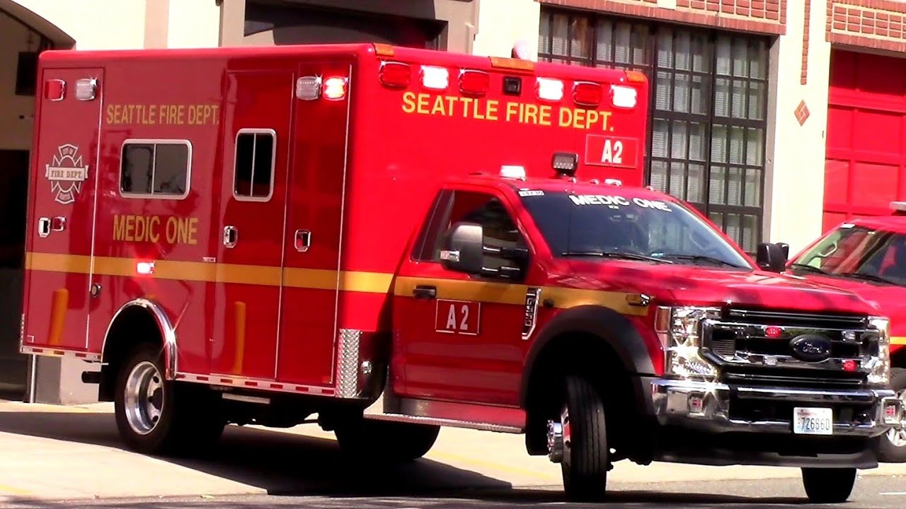 Seattle Fire Dept. Aid 2 Responding (x2) - YouTube
