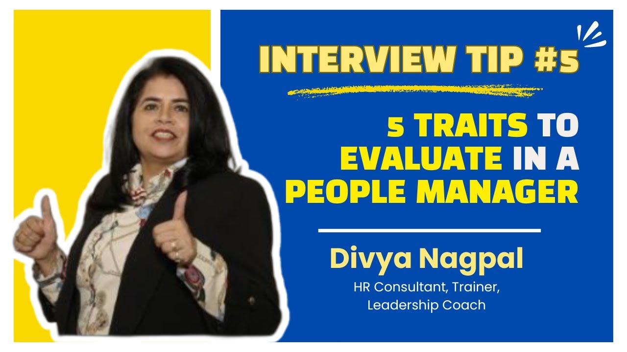 5 Traits to Evaluate in a People Manager - YouTube