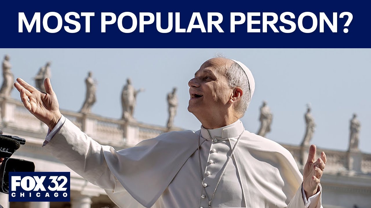 Pope Leo XIV is most popular person among Americans, poll finds - YouTube