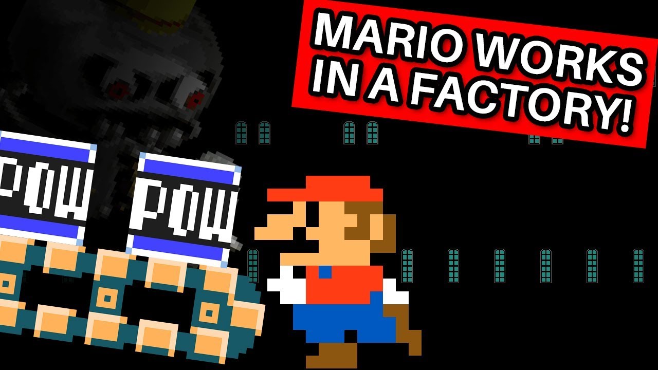 Mario Works in a Factory - YouTube