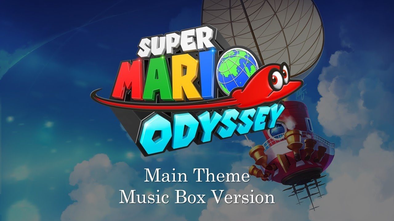 Main Theme - Super Mario Odyssey | Music Box Cover 1 Hour Loop - YouTube