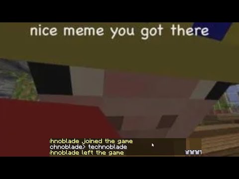 Technoblade unintentionally being super funny