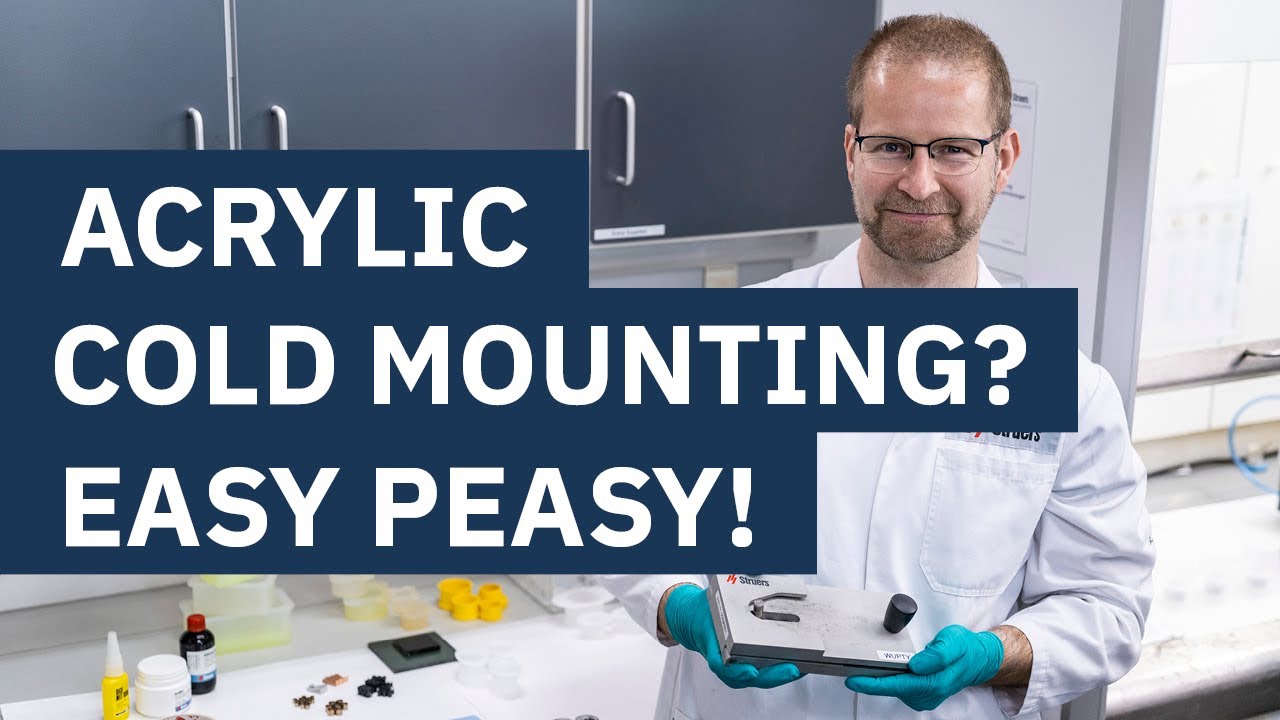 Master Acrylic Mounting in Minutes with Struers - YouTube