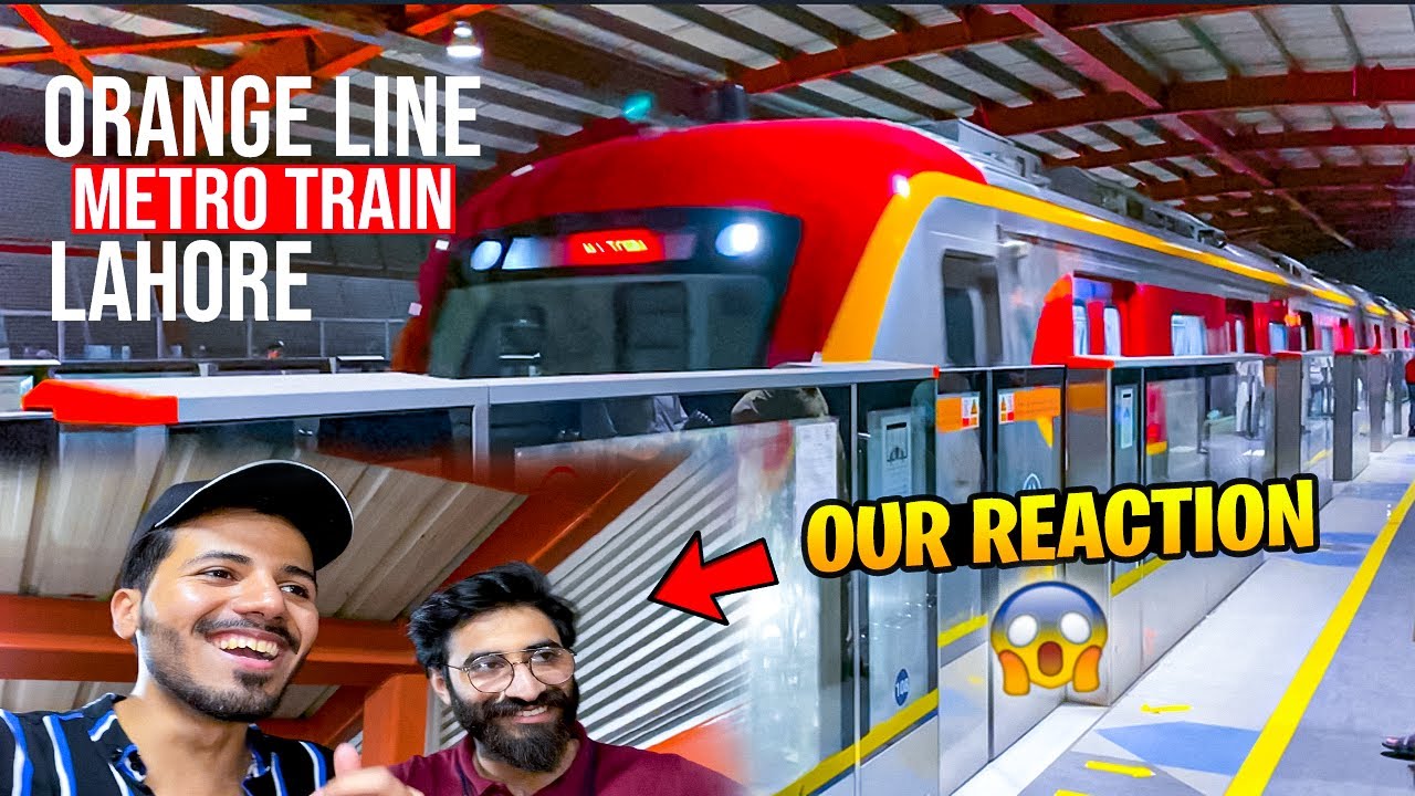 Experiencing First-Time: Orange Line Metro Train in Lahore, Pakistan ...