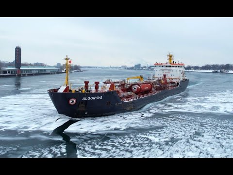 ALGONOVA - Upbound Port Huron Lite Snow / Ice Mix, Michigan 1-16-2025 ...