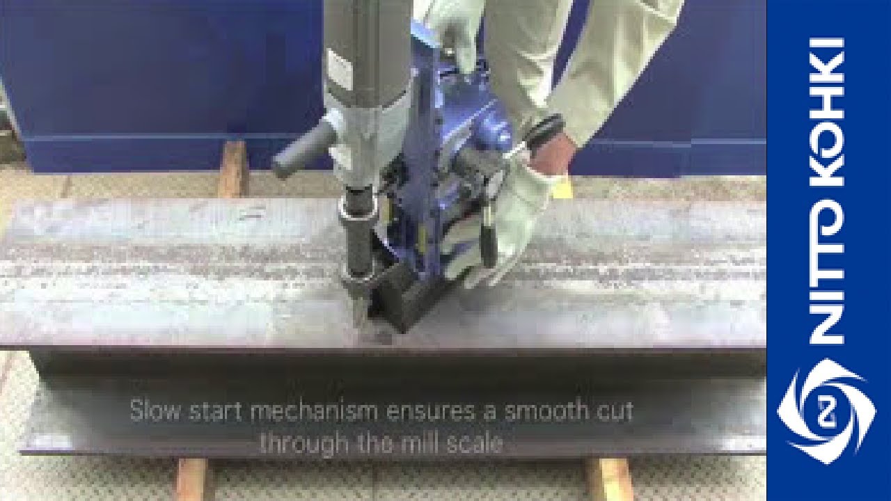 [NITTO KOHKI] Atra Ace Auto WA series: Portable Magnetic Base Drilling ...