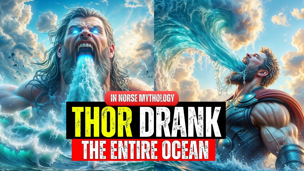 Thor Drank the Entire Ocean | Adventures of Thor #norsemythology #thor ...