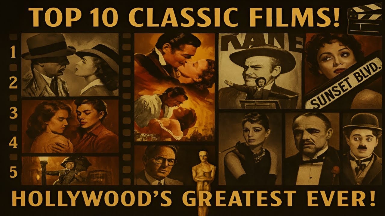 Top 10 Best Classic Hollywood Movies of All Time - YouTube