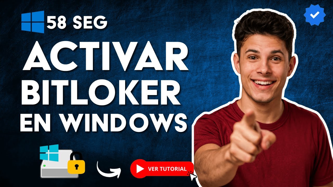 Cómo ACTIVAR BITLOCKER en WINDOWS 10 en 58 S - YouTube