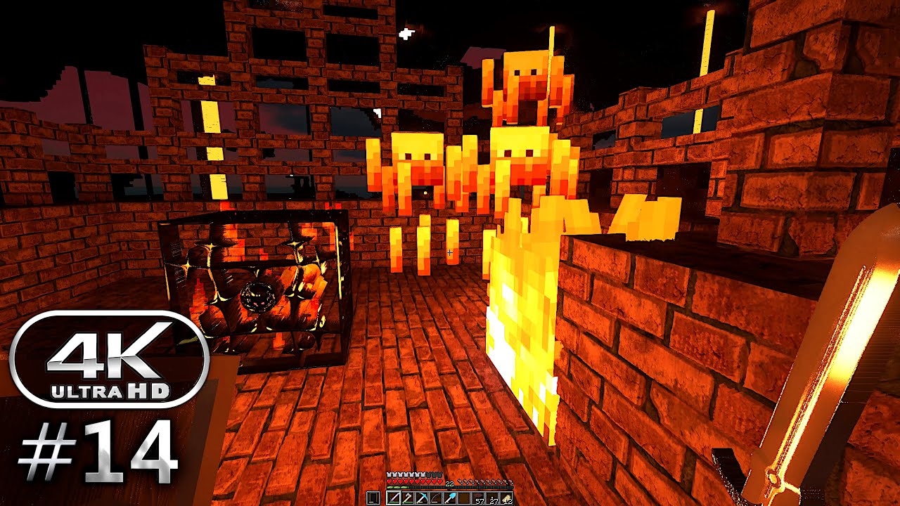 Minecraft Gameplay Walkthrough Part 14 - Minecraft RTX 4K 60FPS PC (No ...