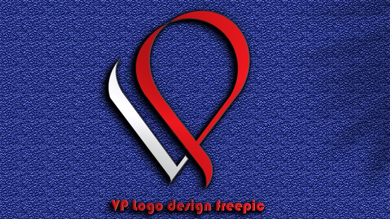 how to create logo VP design in Adobe illustrator tutorial || logo kaise banaye illustrator # ...