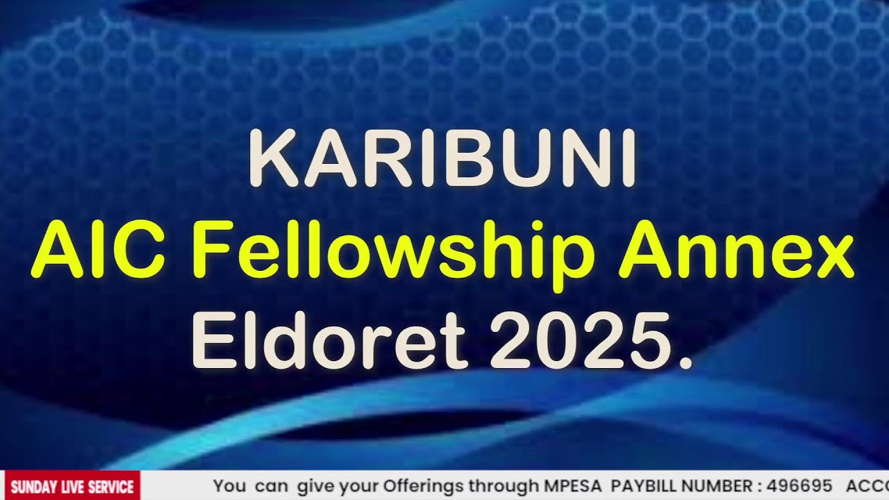 30-03-2025 || AIC FELLOWSHIP ANNEX-ELDORET ENGLISH ONLINE SERVICE - YouTube