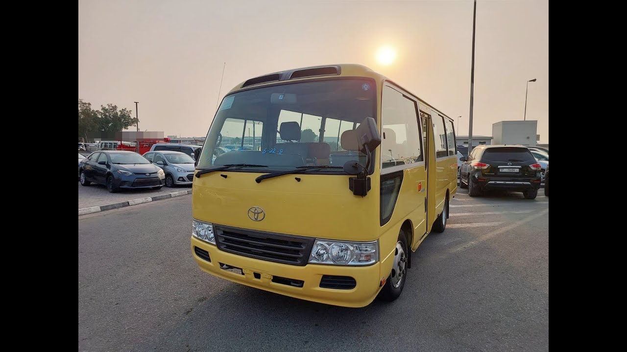 2015 TOYOTA COASTER BUS - YouTube