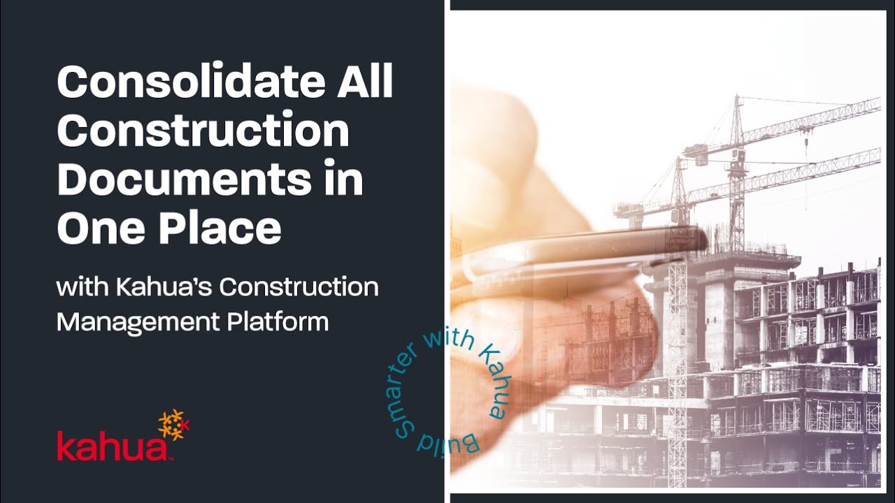 Construction Program Management Solutions | Kahua - YouTube