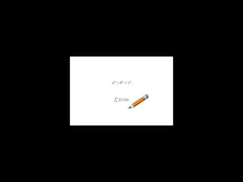 Notebook writing animation in Manim Python - YouTube
