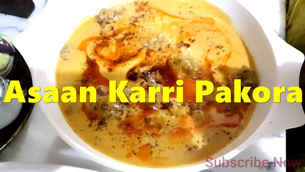 Karri pakora - YouTube