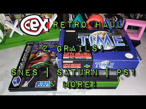 CeX Retro Haul - Boxed SNES, MegaDrive, Saturn, PS1 & More - YouTube