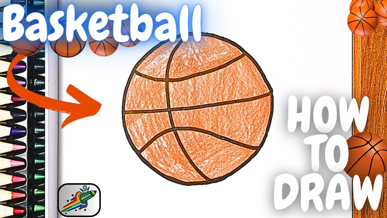 How To Draw A Basketball | easy drawing of Basketball step by step ...