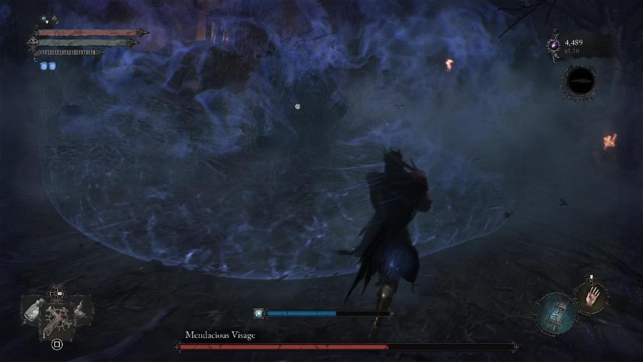 Lords of the Fallen Mendacious visage. Eliminate the small fries then ...