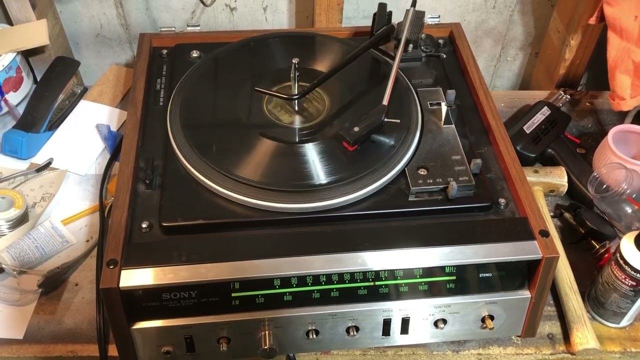 Sony HP-210A test - YouTube