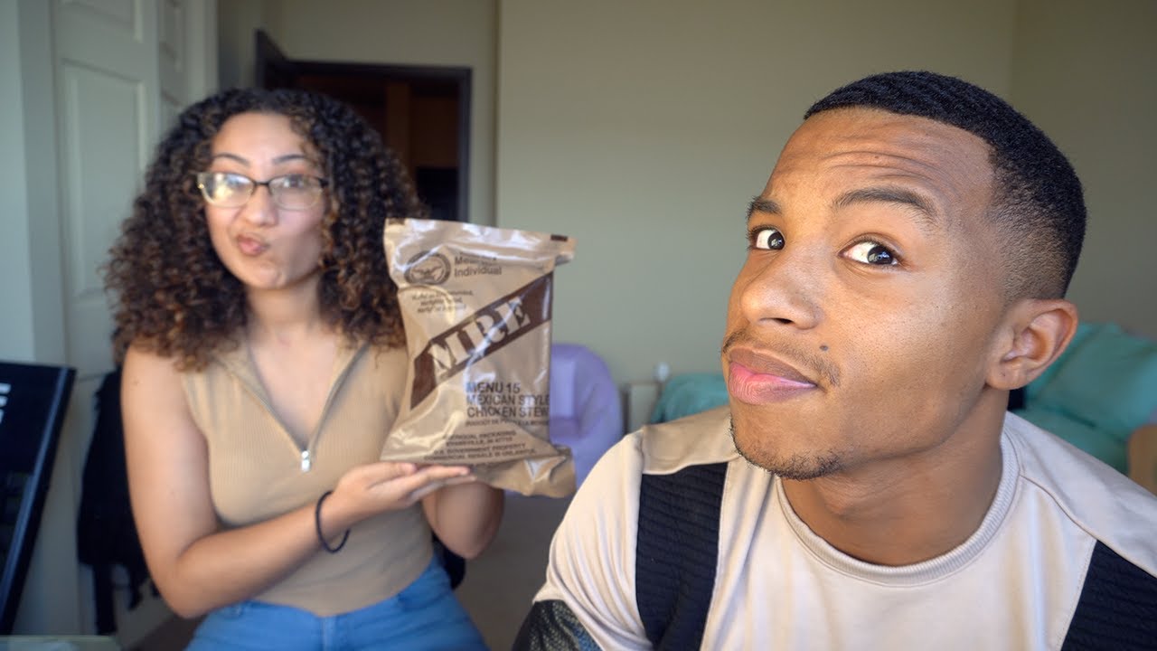 Life as a marine reservist in a relationship MRE Mukbang *hilarious ...
