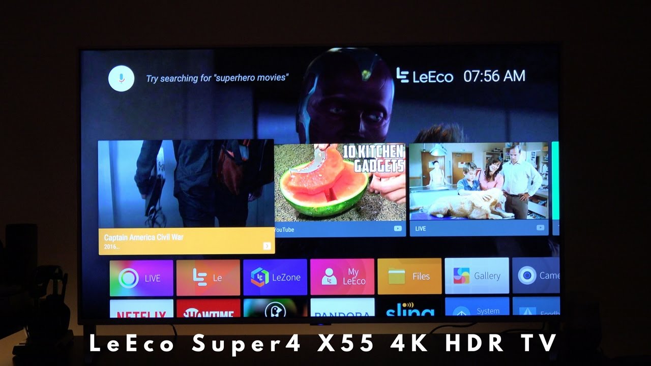 LeEco Super4 X55 4K HDR TV - YouTube
