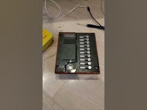 ИОПР 513/101-1 как кнопка выхода на домофоне Метаком М10.1 - YouTube