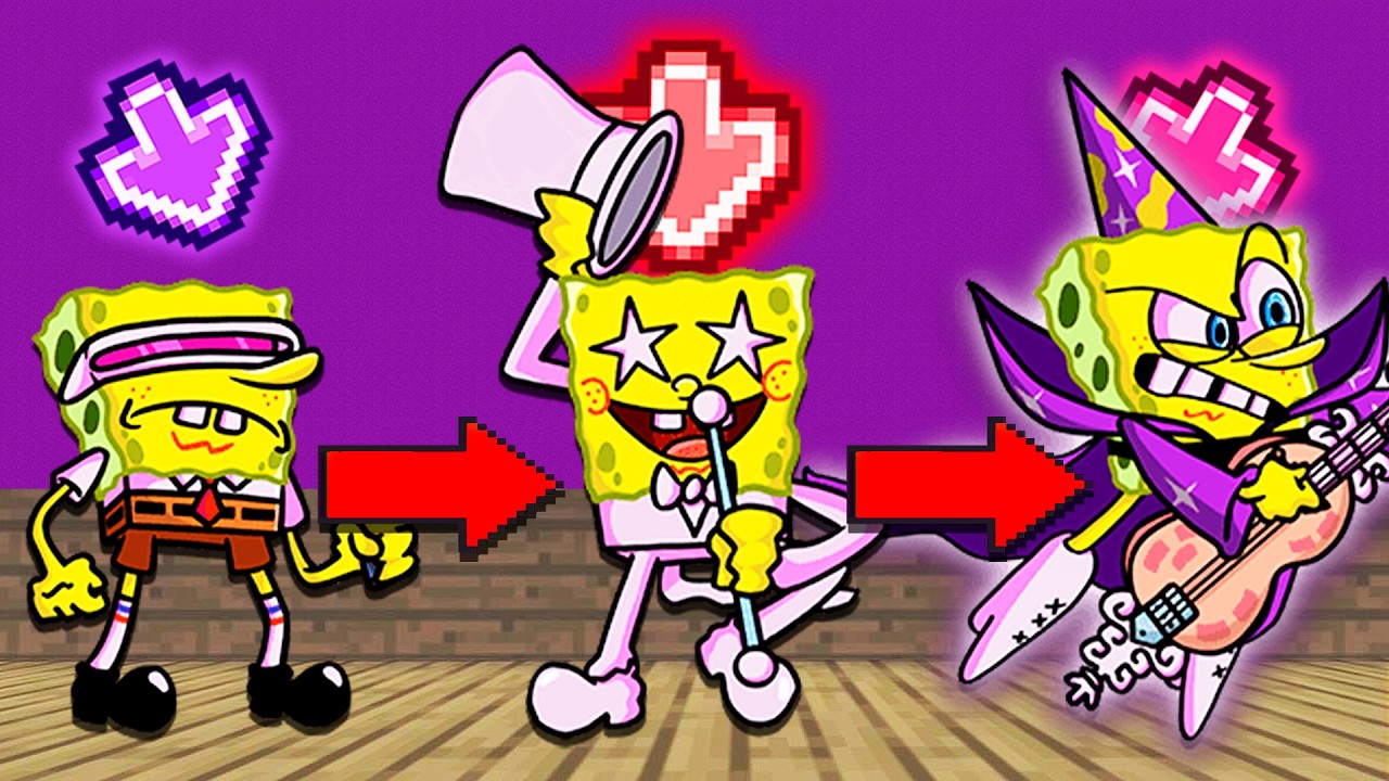 FNF | ALL SPONGEBOB SQUAREPANTS | Character Test | Gameplay Vs ...