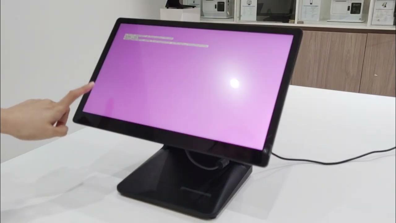 TCANG-POS 15.6 inch pos machine new style A9S - YouTube