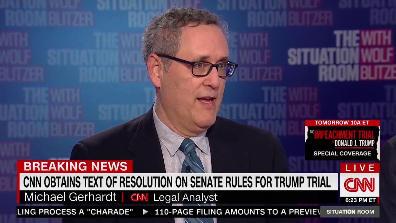 Michael Gerhardt says John Roberts will not support a rushed trial ...