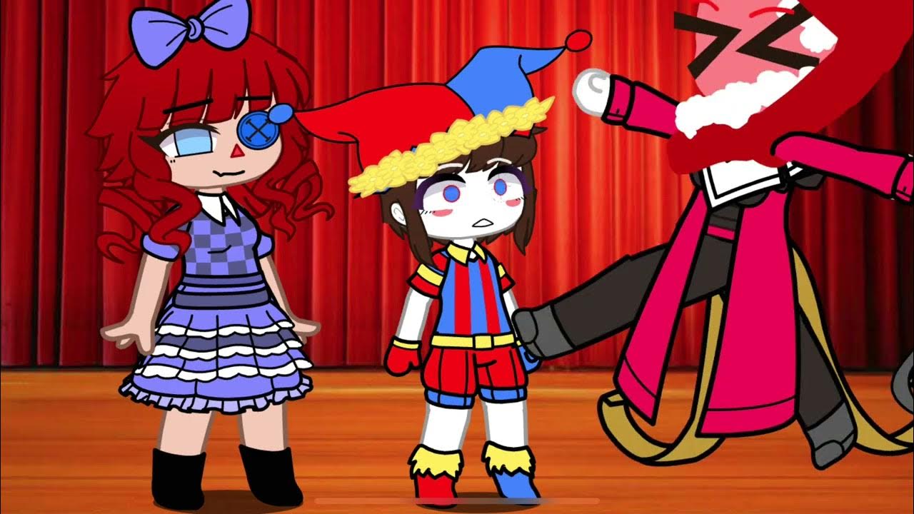 pomni tries to swear • gacha club • tadc (the amazing digital circus • lazy - YouTube