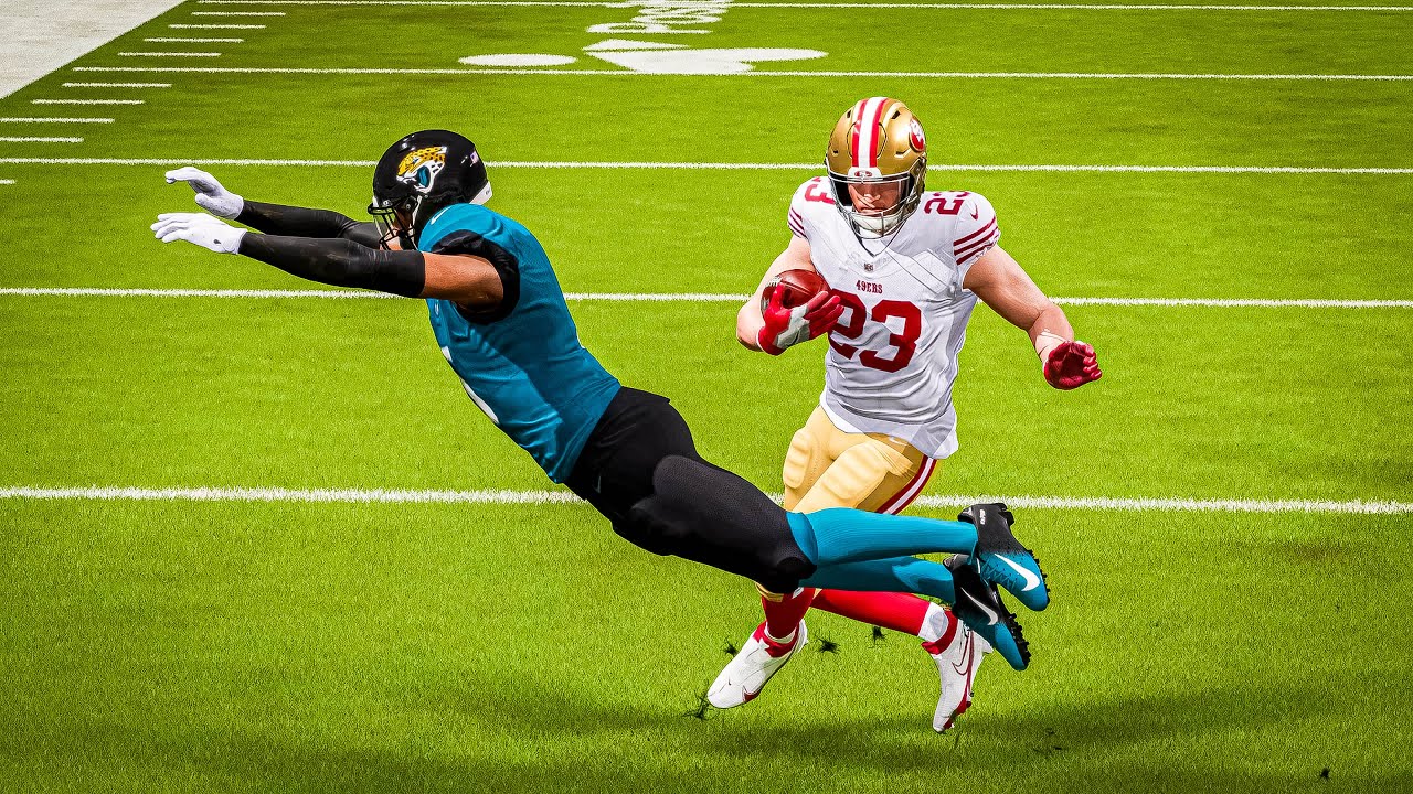 MADDEN 24 CHRISTIAN MCCAFFREY HIGHLIGHT MONTAGE! - YouTube