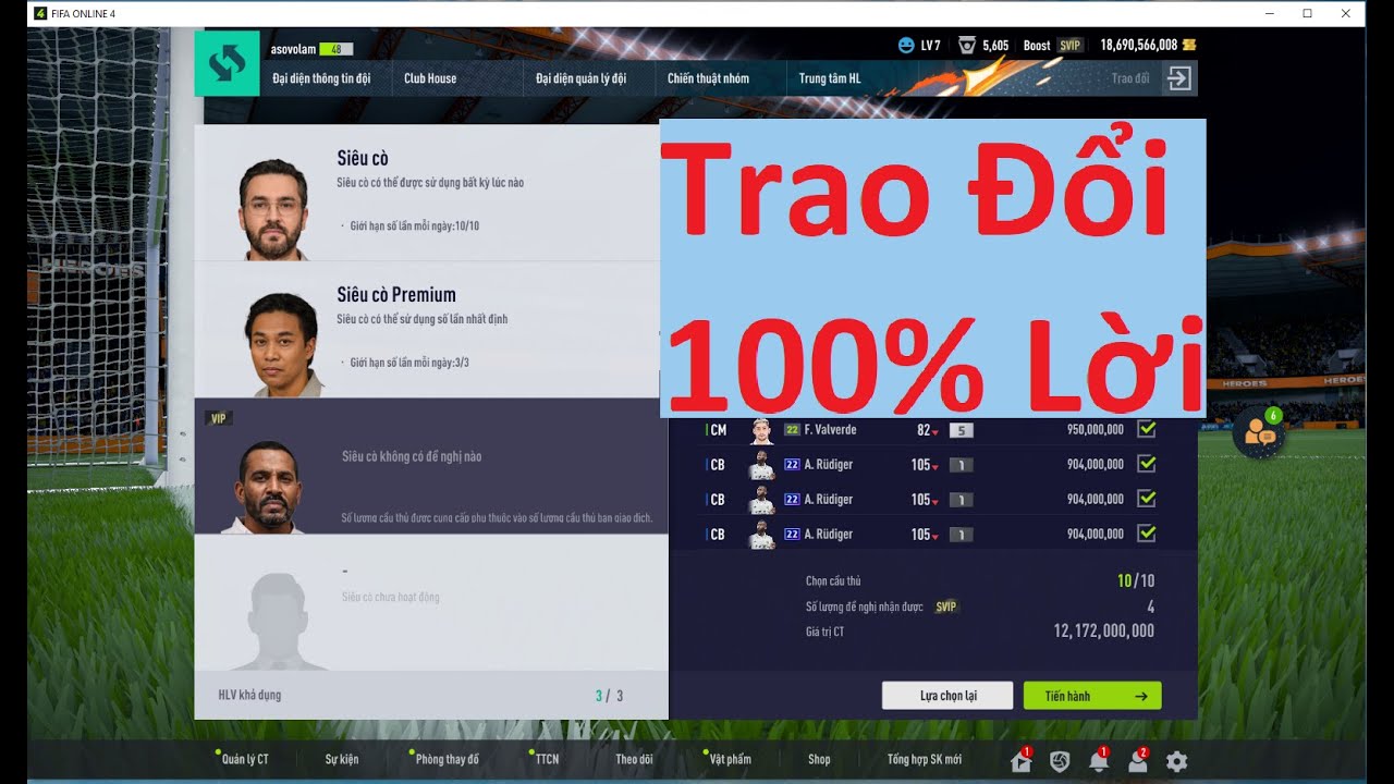 Trao Đổi 100% Lời F04 - Build Team Mới - YouTube