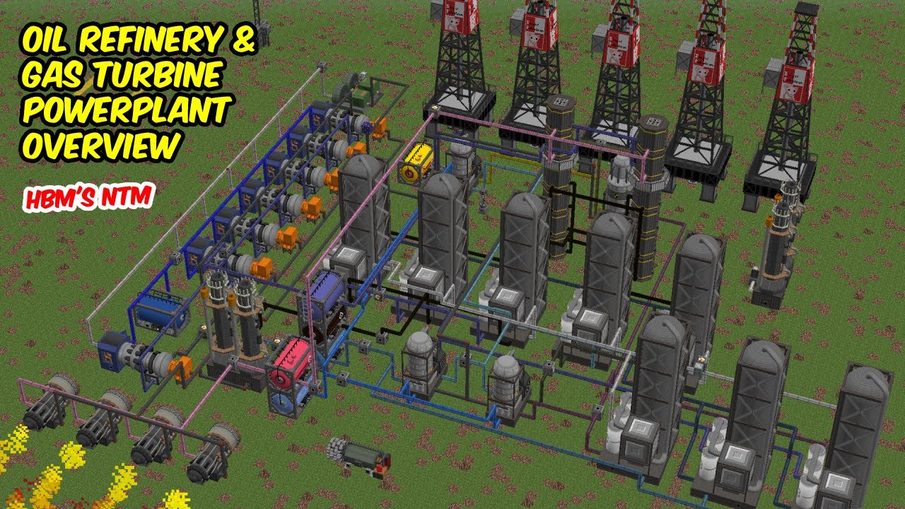 Big Oil Refinery / Power Plant Overview - Vacuum Refinery HBM's NTM ...