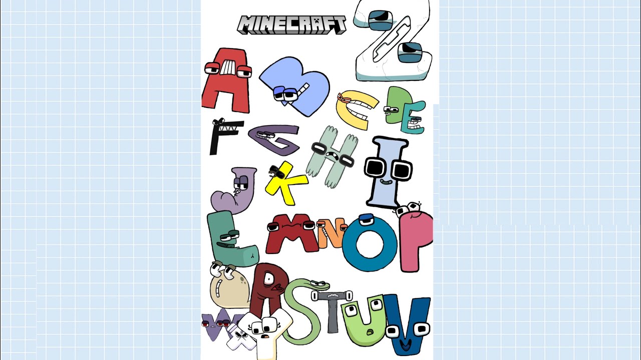 A-Z all letters in minecraft if its realistic (tried my best) - YouTube