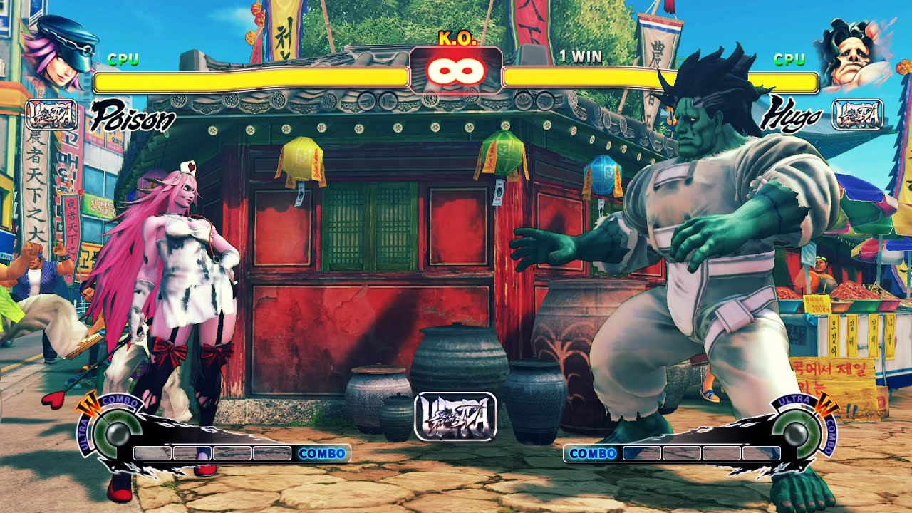 Poison vs Hugo - Ultra Street Fighter 4 (Very Hard) | 4K UHD Gameplay ...
