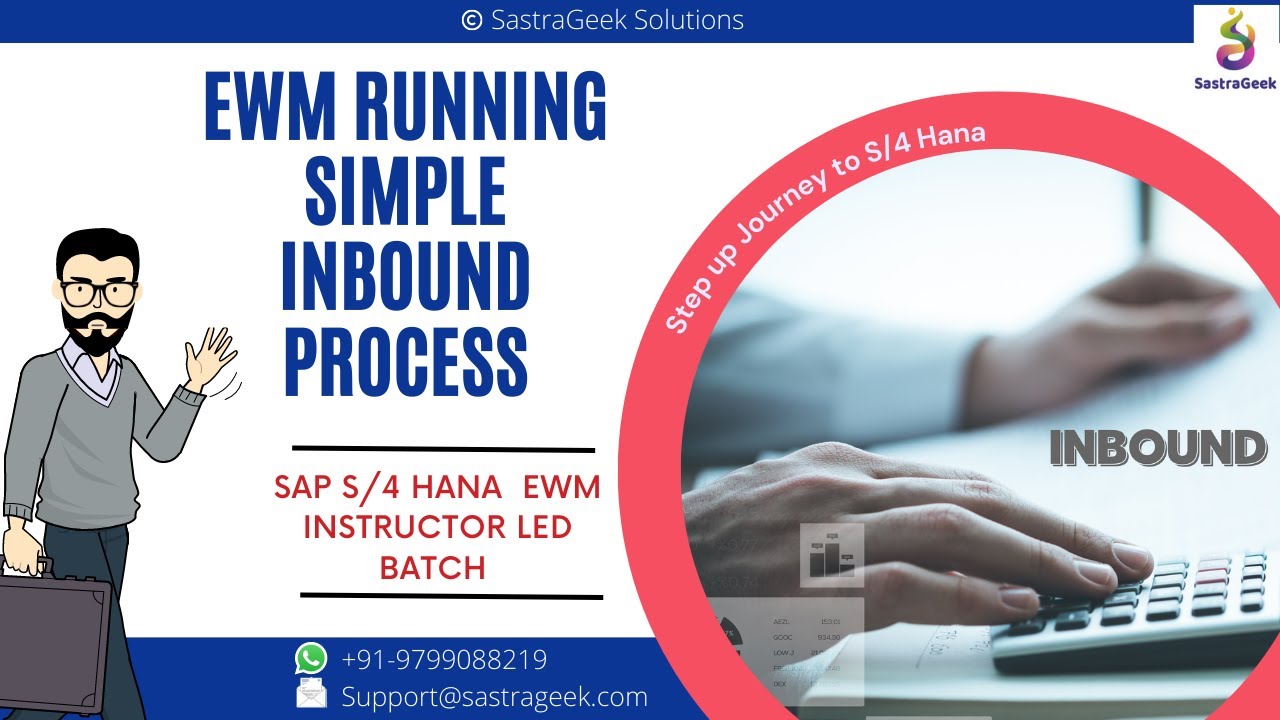 EWM Running simple inbound process || SAP EWM by Mr. Naidu - YouTube