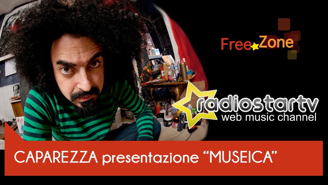 Caparezza Museica - FreeZone intervista 24/04/2014 - radiostartv - YouTube