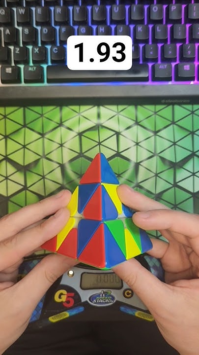 Pyraminx Solve of the Day 7/27 - 1.93 #rubikscube #pyraminx #cubing # ...