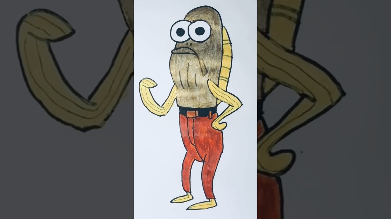 Jak narysować Fred’a.Spongebob Squarepants. - YouTube