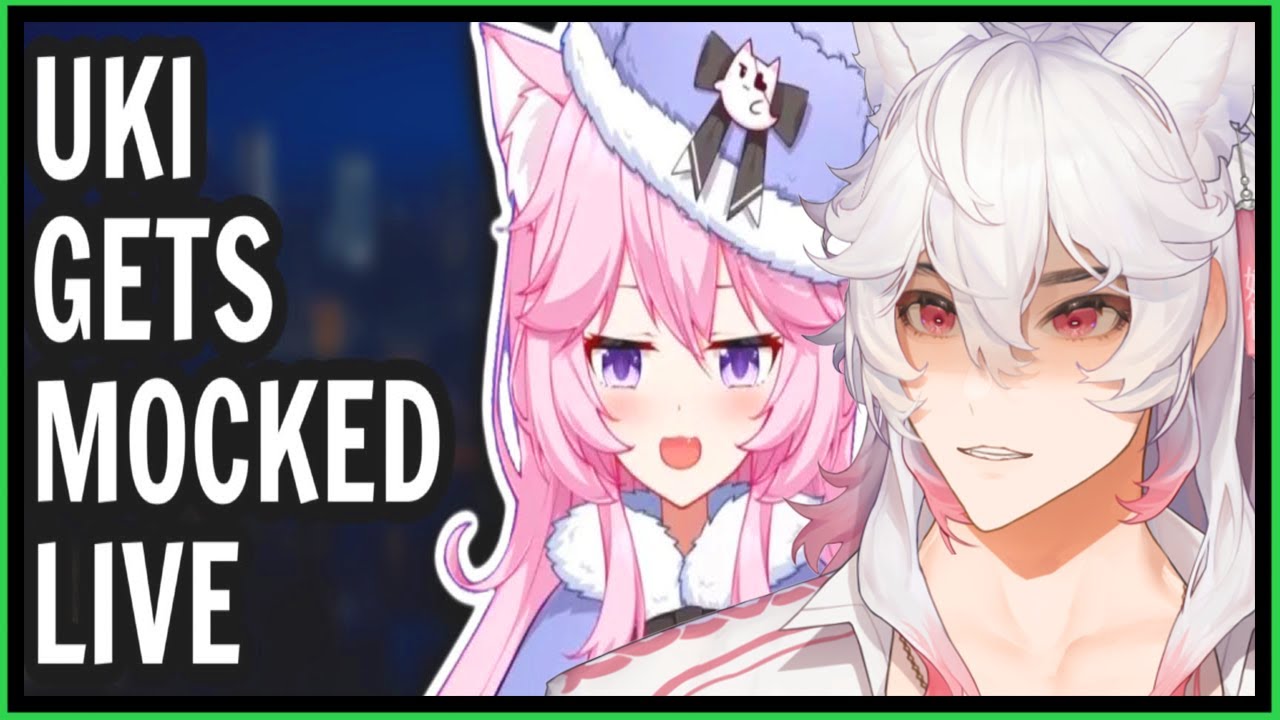 NijiEN Vtuber Uki gets mocked by Nyanners and Aethelstan | Vtuber React ...