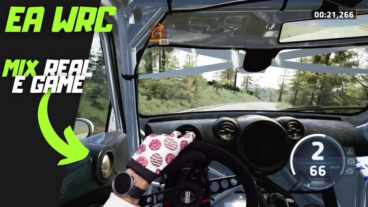 WRC 23 CON UN VERO VOLANTE DA RALLY - POV REAL E SIMUCUBE 2 SPORT - YouTube