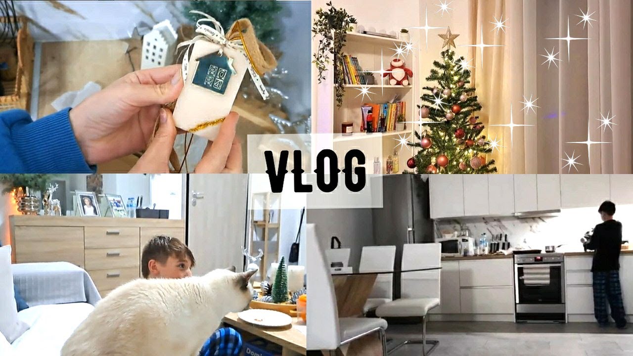 VLOG:Στόλισε και η Τόνια,Δώρο από την Δασκάλα,Μαγείρεμα,Πολύ γέλιο | MC ...
