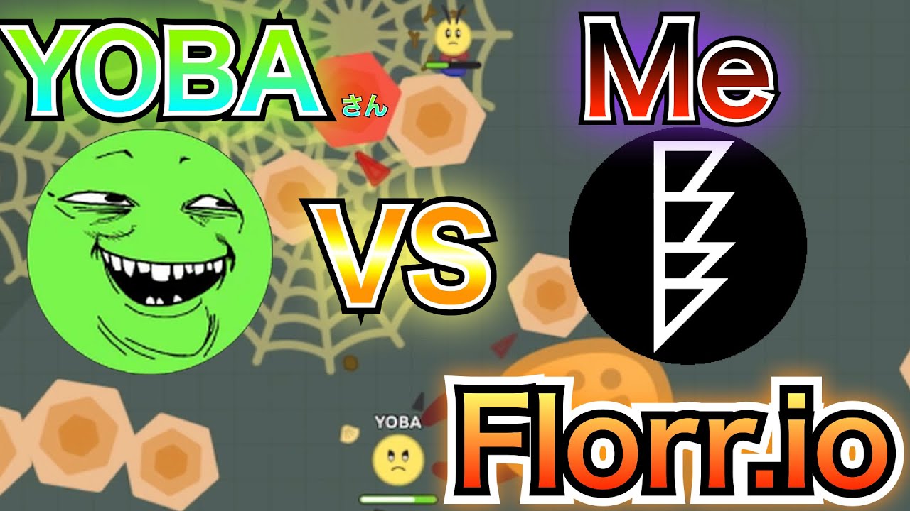 【Florr.io】#16 YOBAさん環境で新記録更新！(1.4k)(YOBA vs Daromanimu.D.B) - YouTube